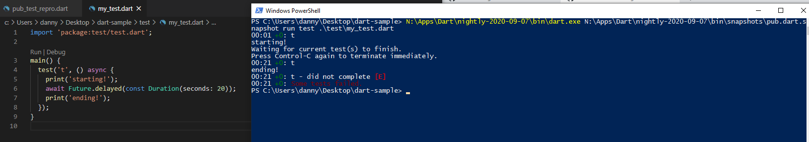 Sending SIGINT programatically to the process behaves differently to pressing Ctrl+C on Windows ...