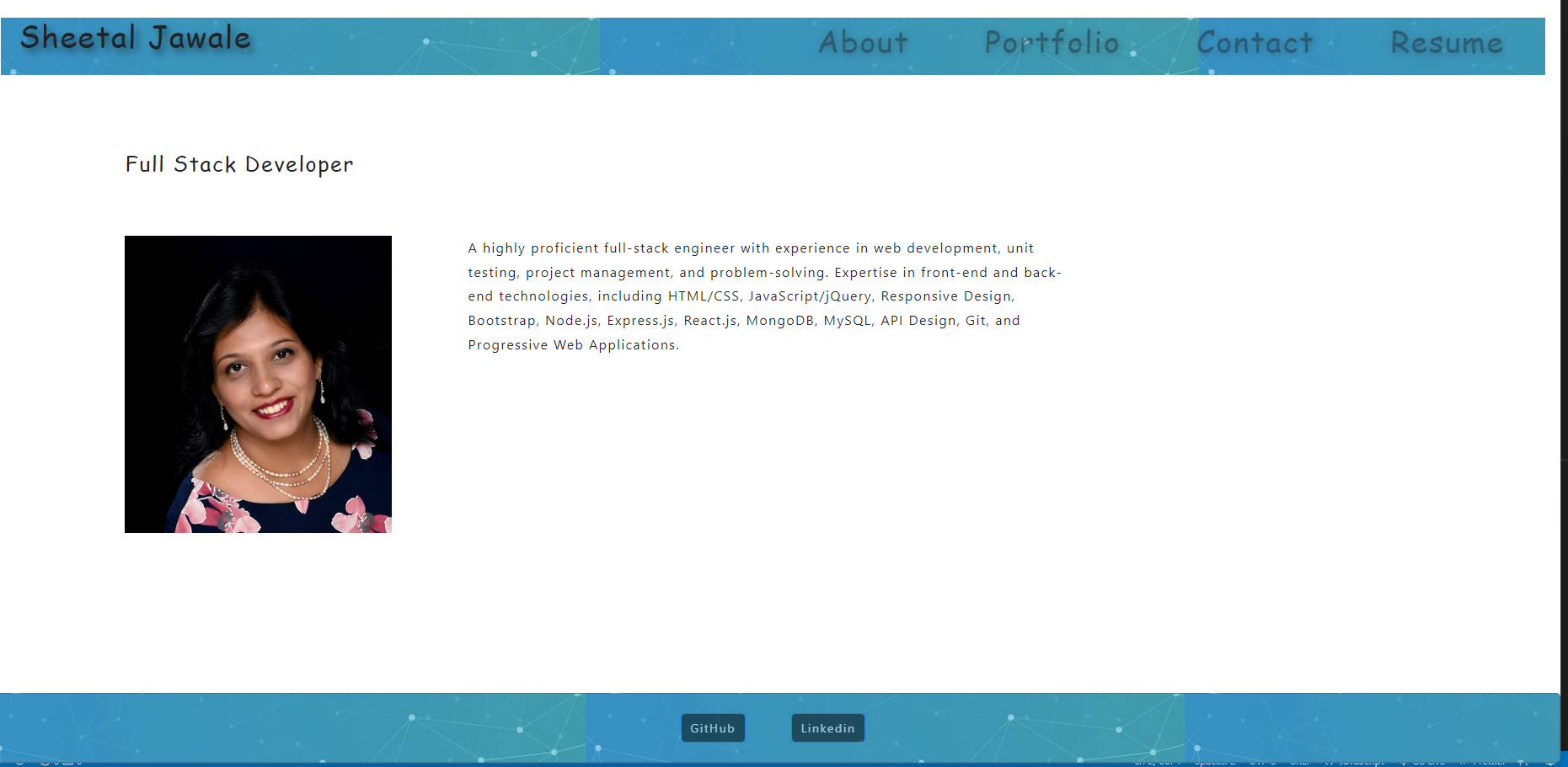 GitHub - sheetaljwl795/react-portfolio