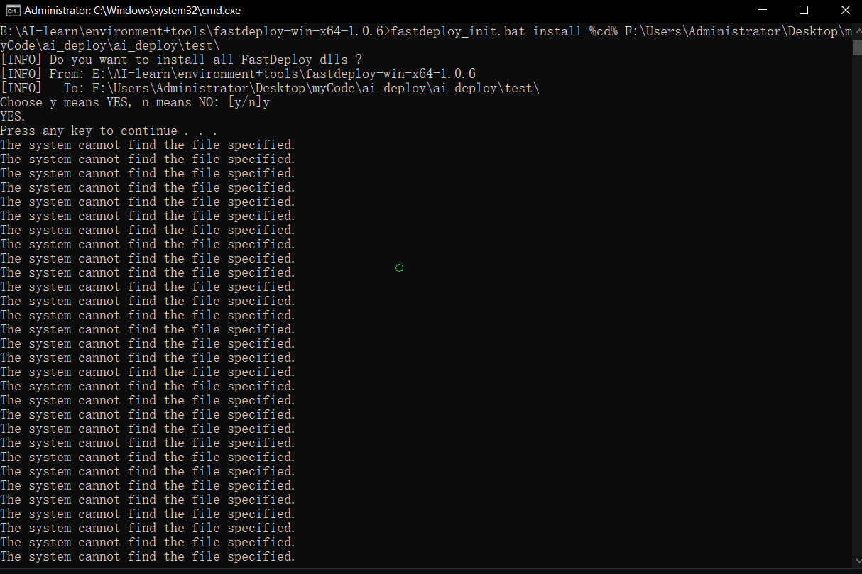 在vs2022使用预编译库的程序无法正常启动(0xc0000142) · Issue #1898 · PaddlePaddle/FastDeploy · GitHub