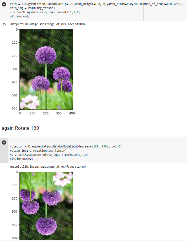 Fix a Bug in `kornia.augmentation.RandomRain` · Issue #2507 · kornia/kornia · GitHub
