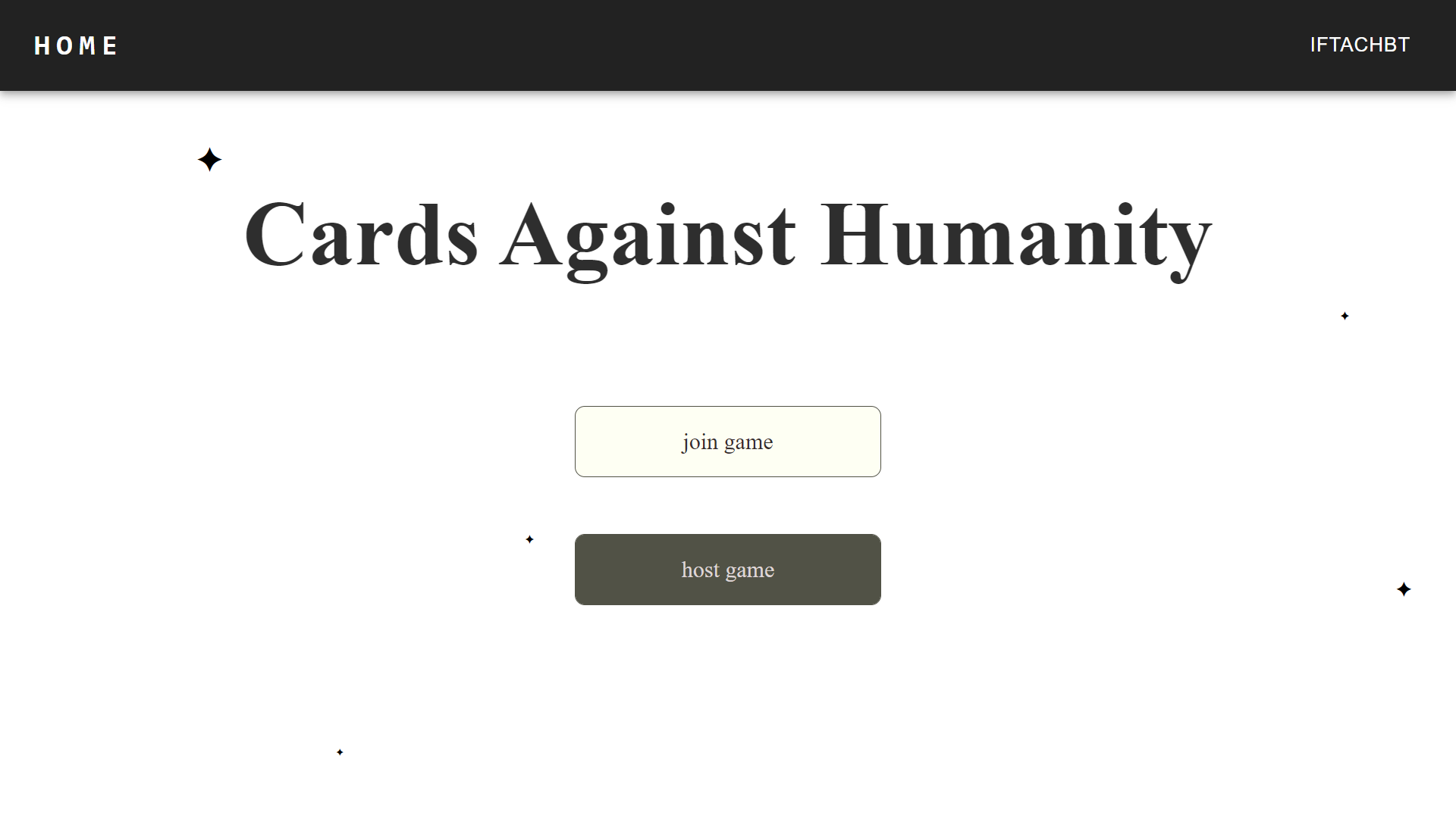 GitHub - iftachbt/cards-against-humanity