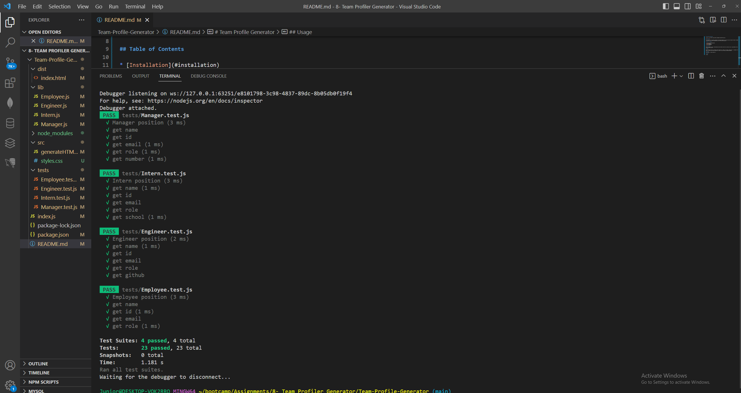 GitHub - Jcroa25/Team-Profile-Generator