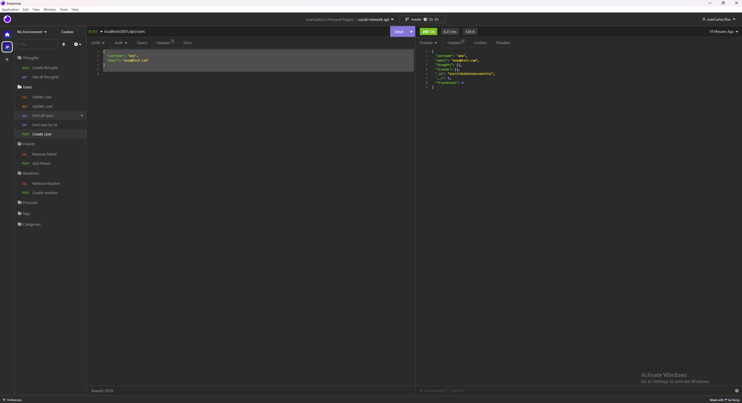 GitHub - Jcroa25/Social-Network-API