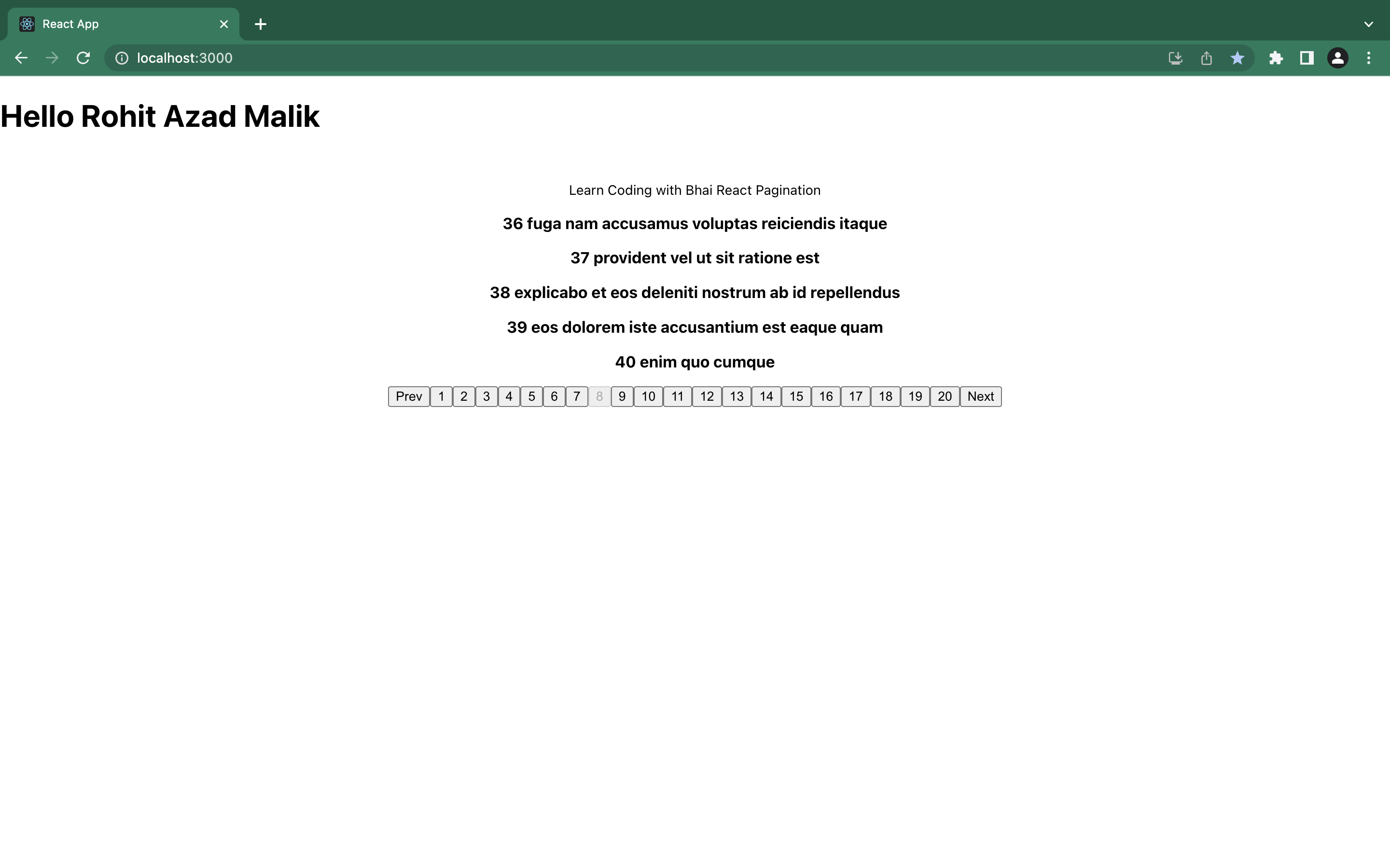 GitHub - Daarak-Sedo/Pagination-in-React-by-Custom