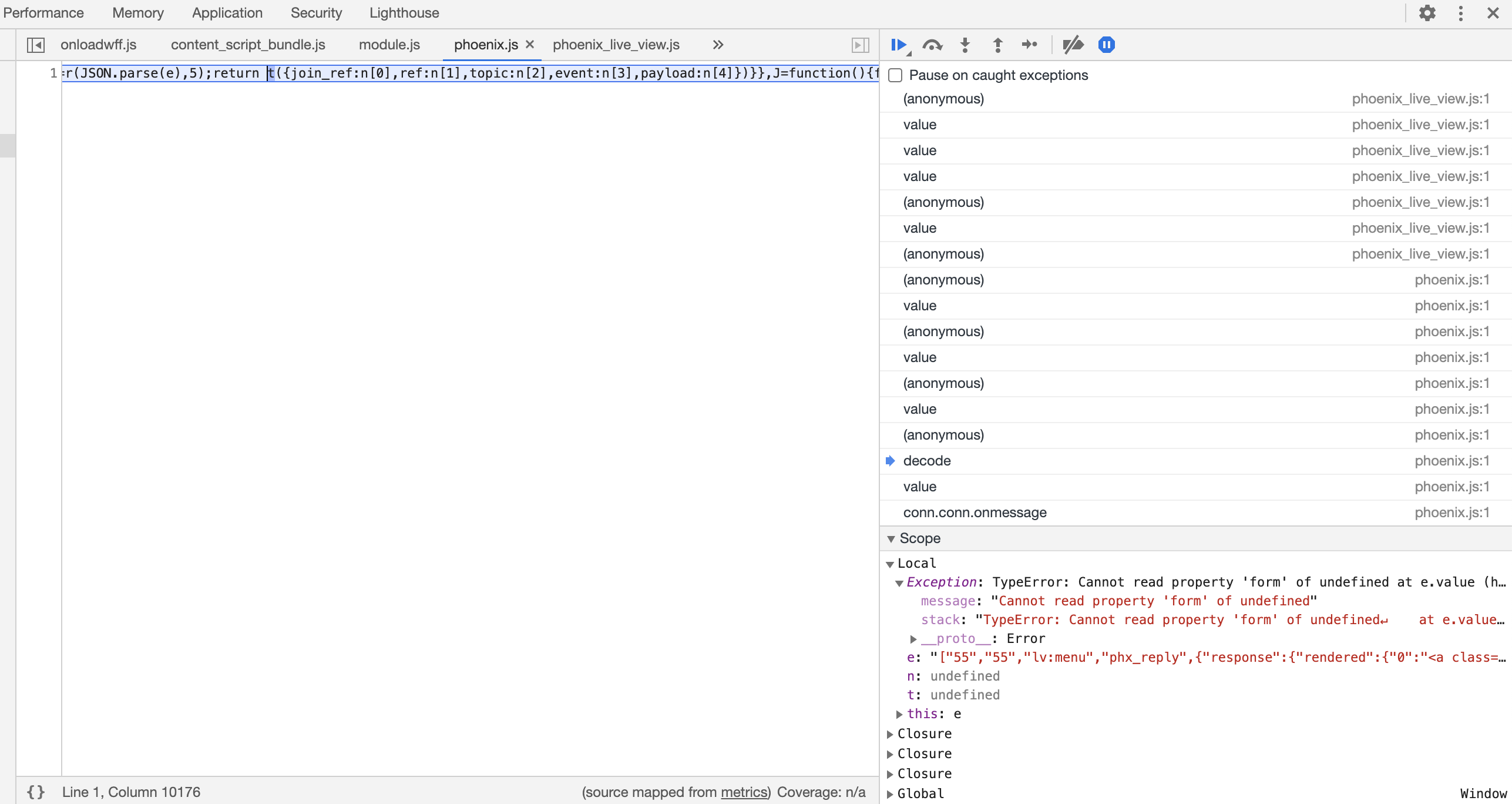 Crash Cannot Read Property Form Of Undefined · Issue 165