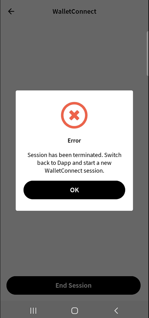 WC2 connection error - session has been terminated · Issue #3093 · AlphaWallet/alpha-wallet ...