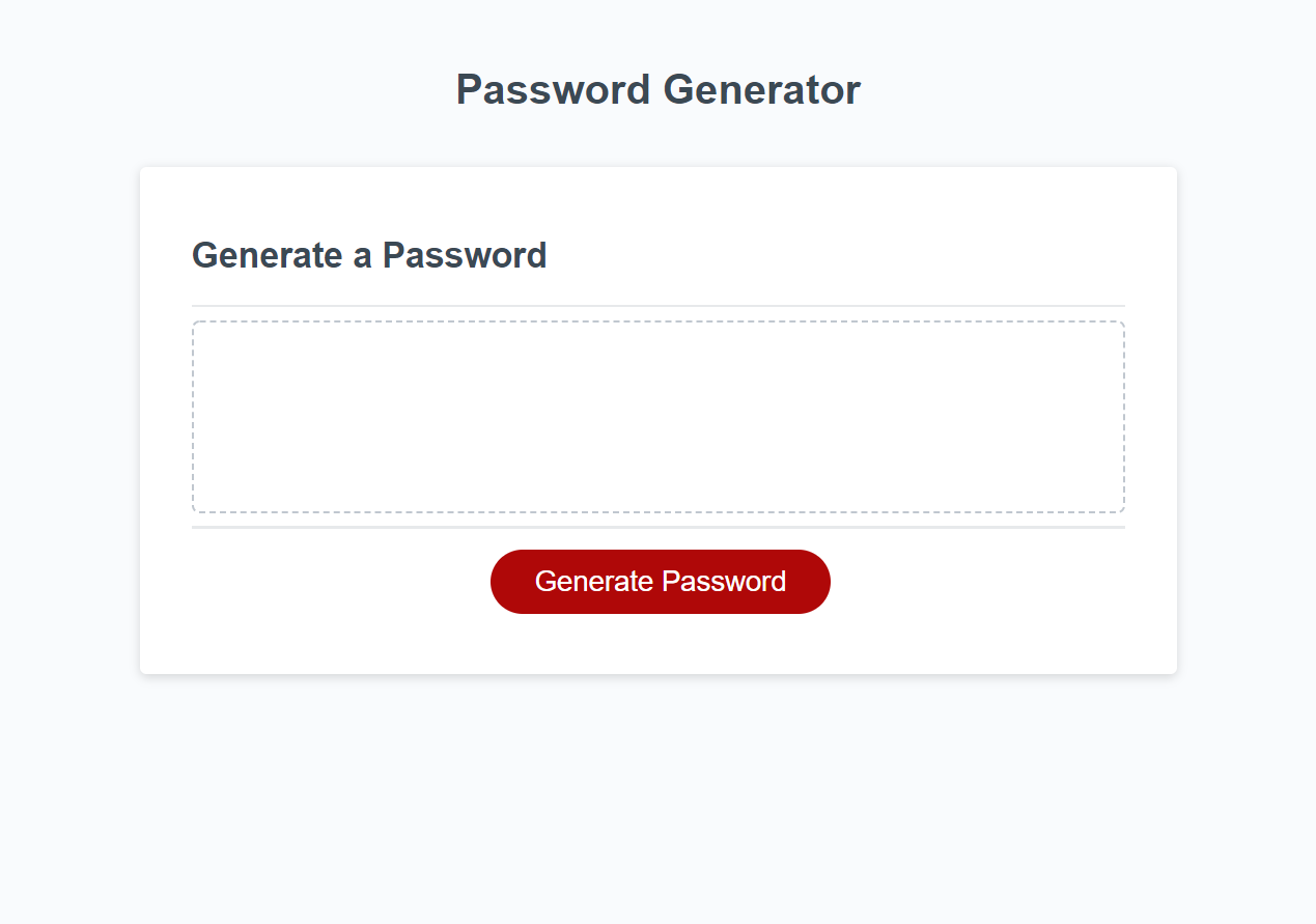 GitHub - shanicesauce/password-generator