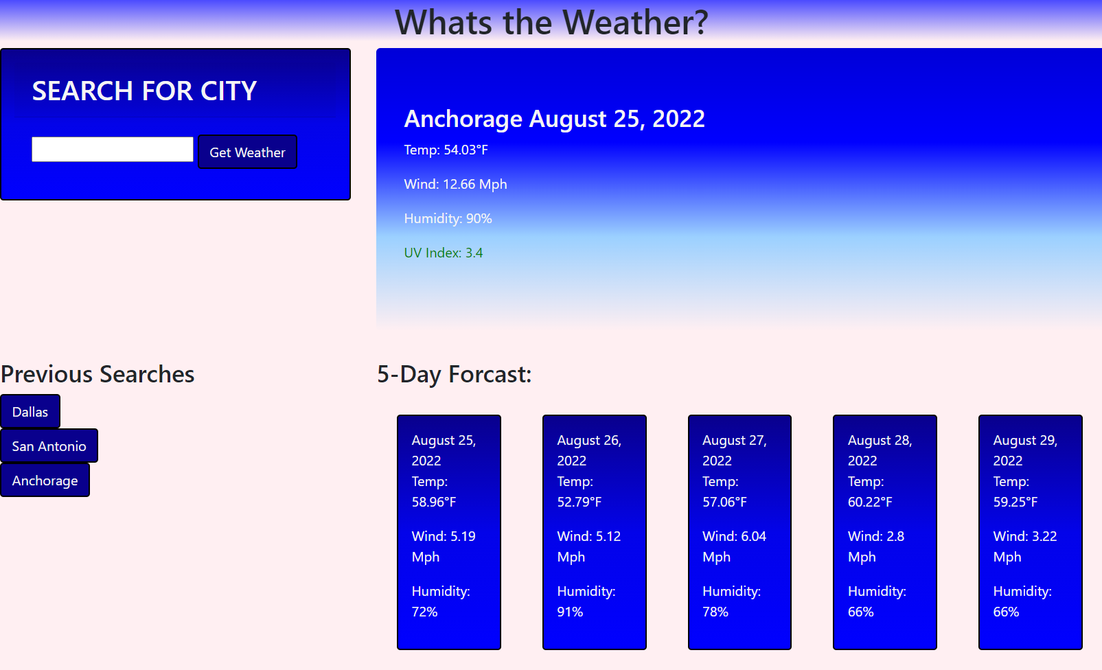 GitHub - shanicesauce/Weather