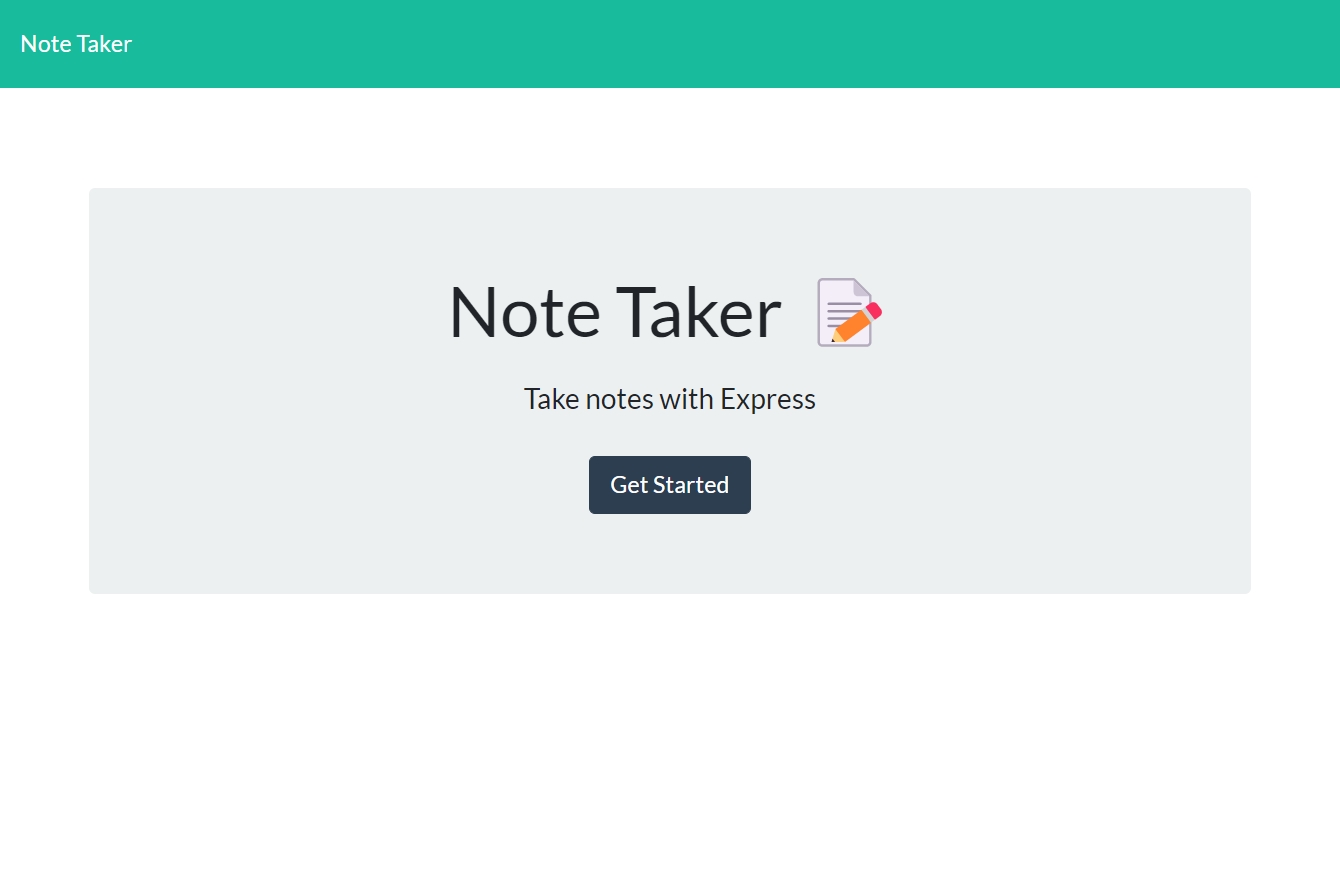 GitHub - shanicesauce/note-taker: Application made using Express, deployed to Heroku. Allows the ...