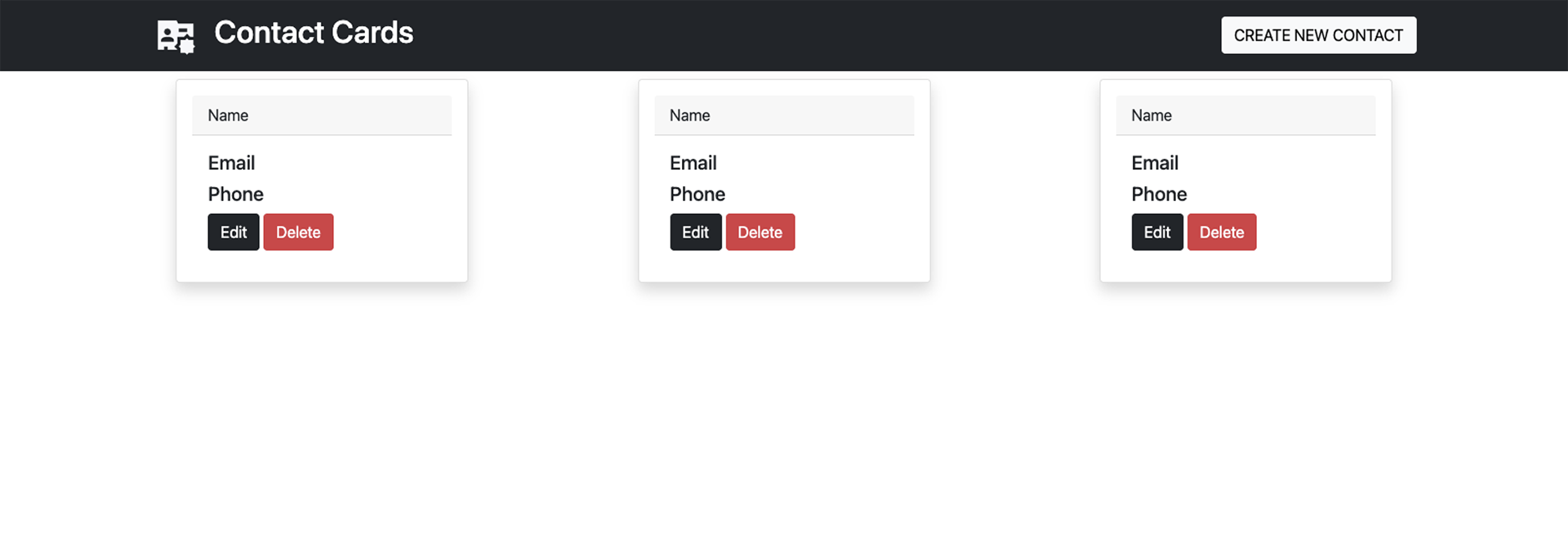 GitHub - shanicesauce/contact-cards