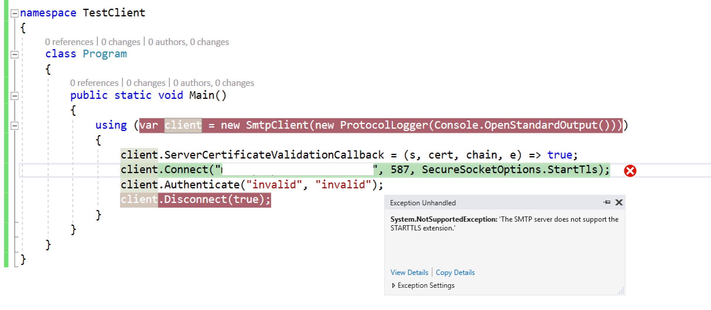 MailKit fails to authenticate against shaw.ca mailserver · Issue #393 · jstedfast/MailKit · GitHub