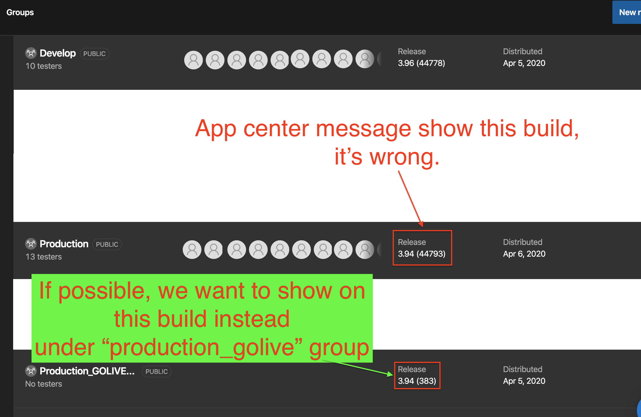 How we can use "Distribute In - app updates" to support only specific ...