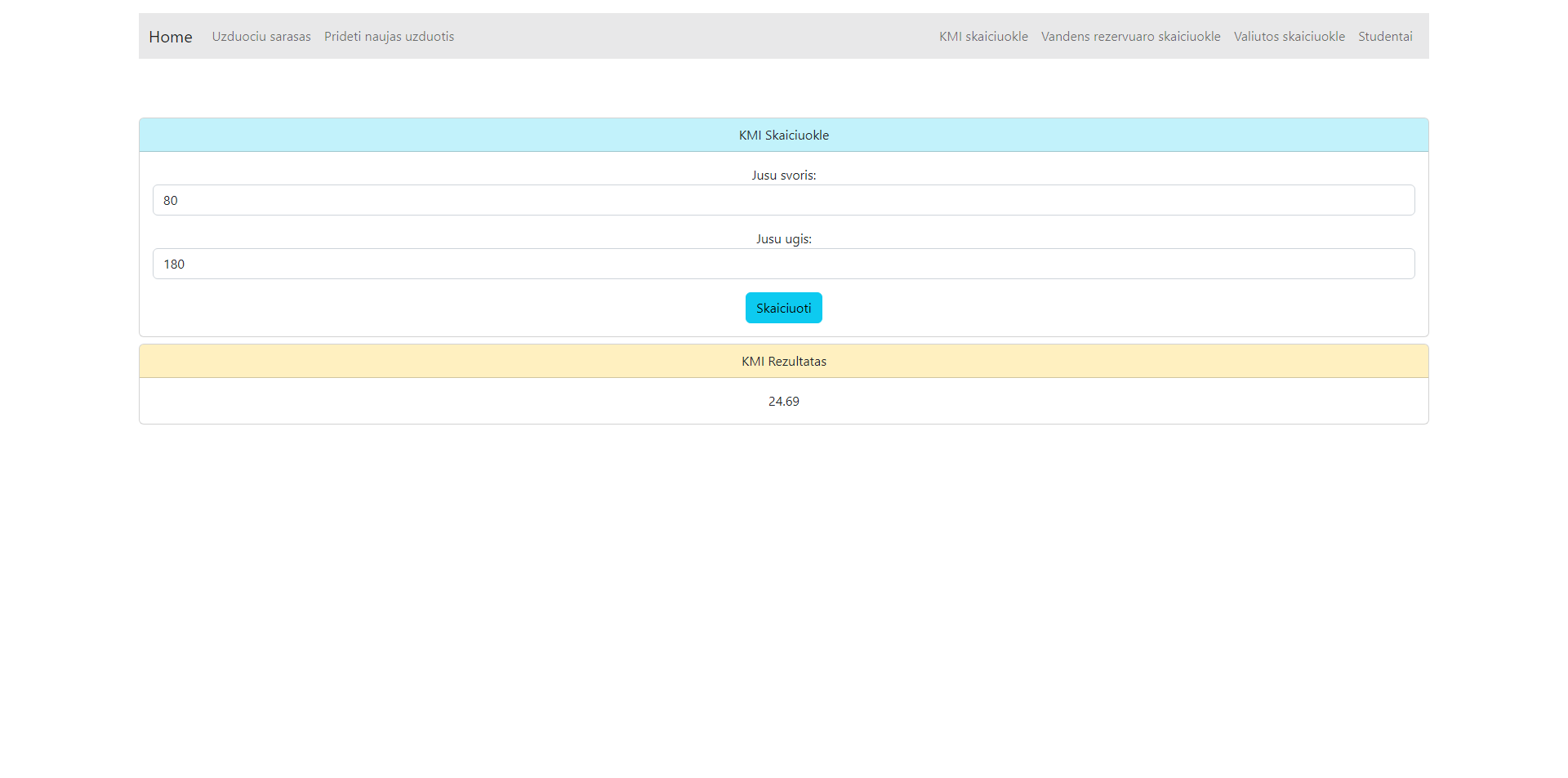 GitHub - ArunasMark/Skaiciuokles-ir-kt.