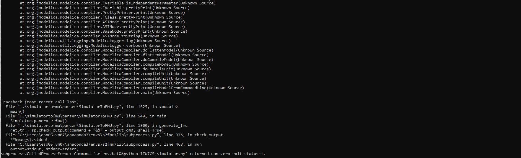 FMU export error (Jmodelica, OpenModelica, Dymola) · Issue #43 · LBNL-ETA/SimulatorToFMU · GitHub