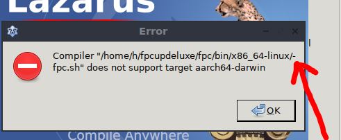 Cross compiling from Linux to Darwin aarch64 works only if Android cross compiler is created ...