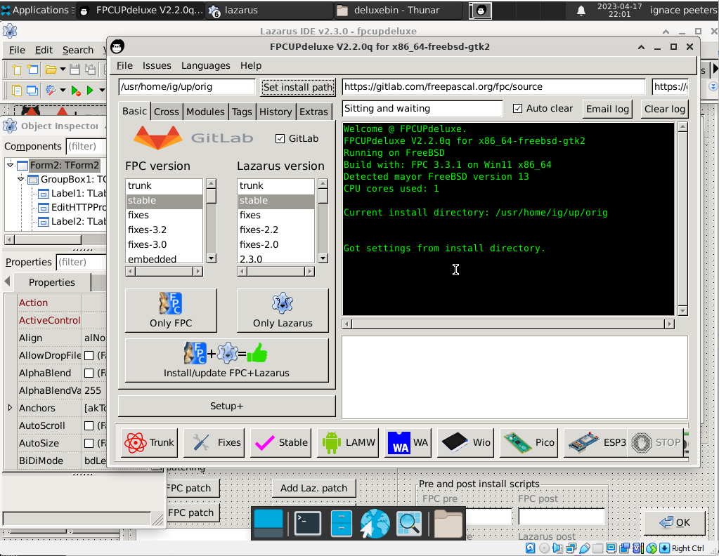 fpcupdelux cannot install fpc+lazarus on a non-privileged user in FreeBSD · Issue #571 ...