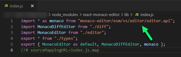 Can't resolve 'monaco-editor/esm/vs/editor/editor.api' (when using ... Can't resolve 'monaco-editor/esm/vs/editor/editor.api' (when using ...