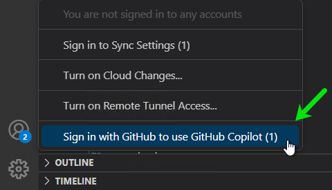 GitHub Copilot could not connect to server. Extension activation failed: "Timed out waiting for ...