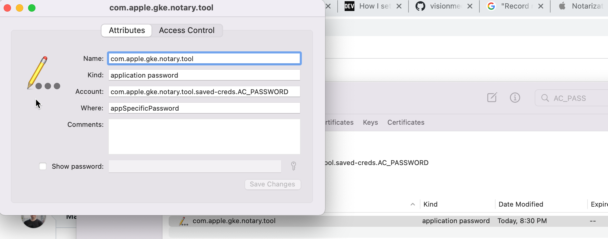 --keychain argument not necessary · Issue #88 · electron/notarize · GitHub