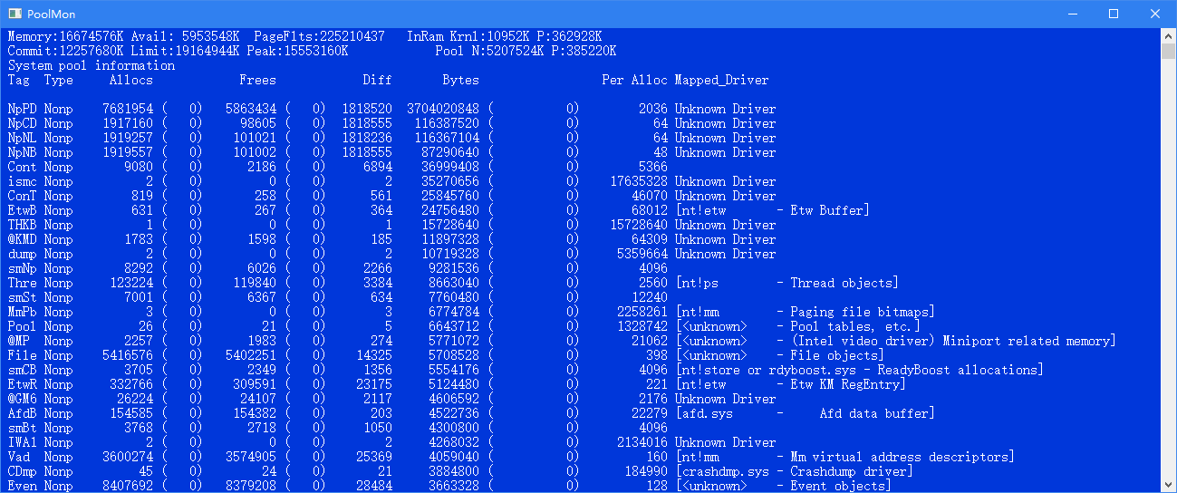 memory leak when sending packets on Windows10 (since npcap v1.76) · Issue #688 · nmap/npcap · GitHub