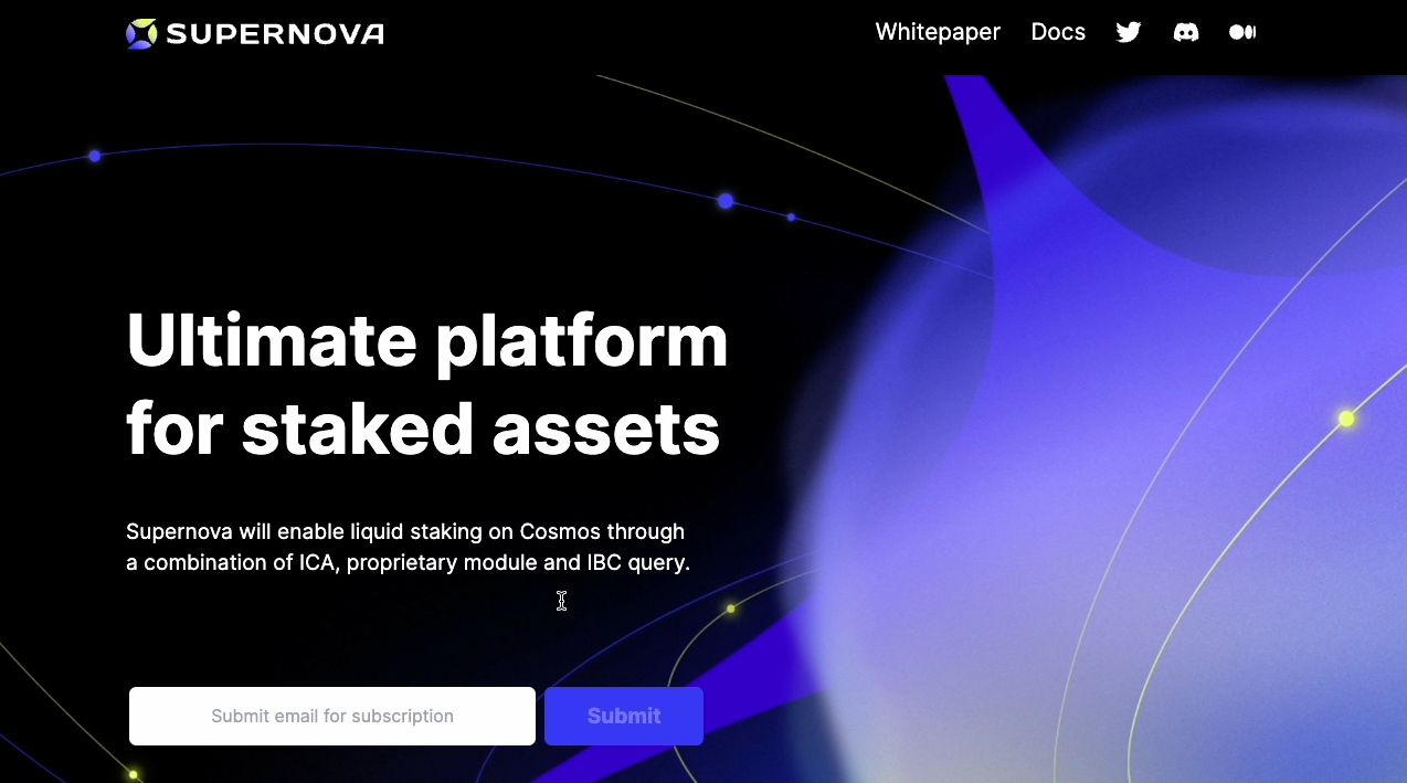 GitHub - scottXchoo/supernova-frontend: ⭐️ Supernova | Liquid Staking ...