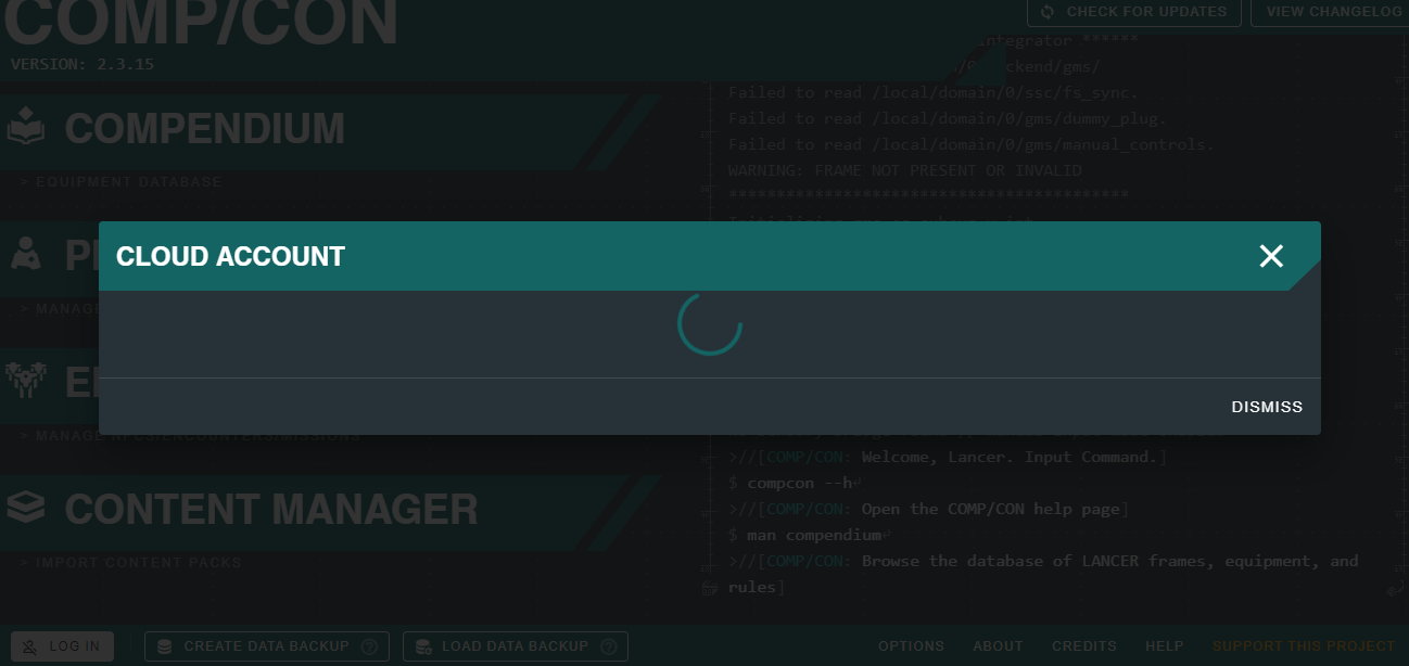 Compcon Doesnt Want To Load Login Bug · Issue 2239 · Massif Presscompcon · Github