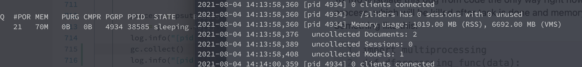 [BUG] Increasing memory consumption of bokeh server (part 2) · Issue #11477 · bokeh/bokeh · GitHub