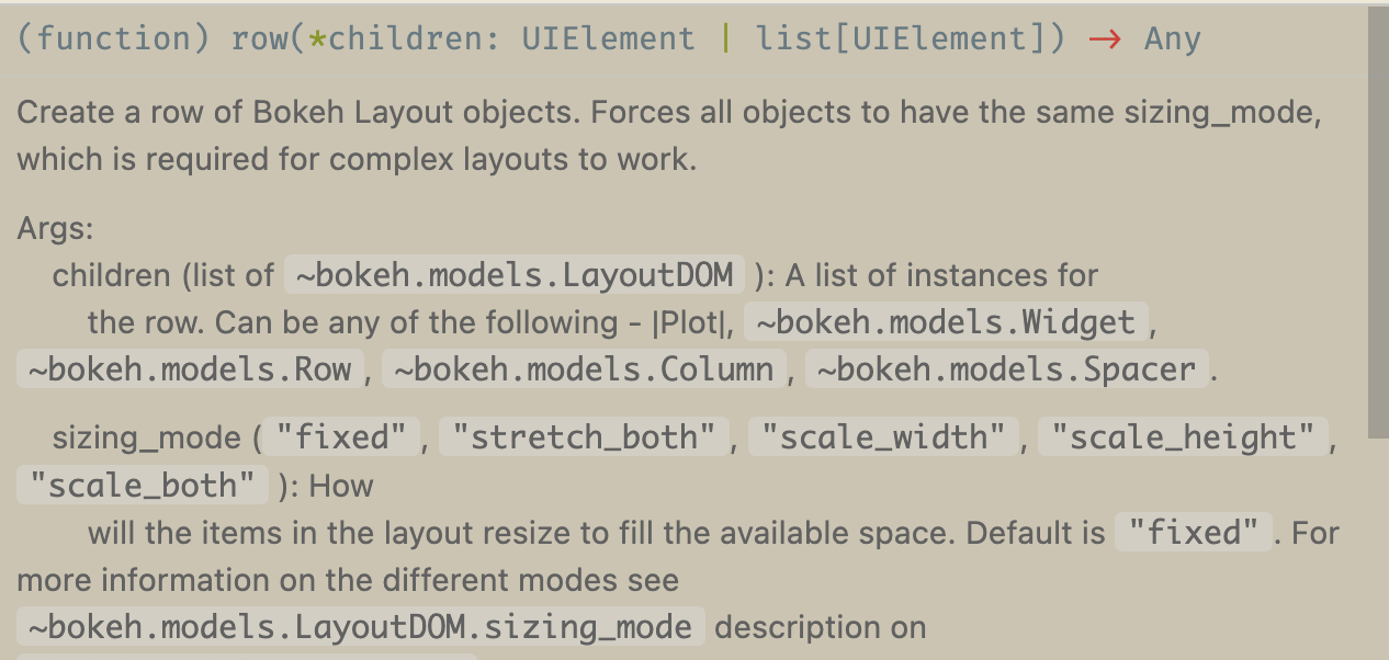 Bug Typeerror With Row And Filehtml · Issue 13095 · Bokehbokeh · Github