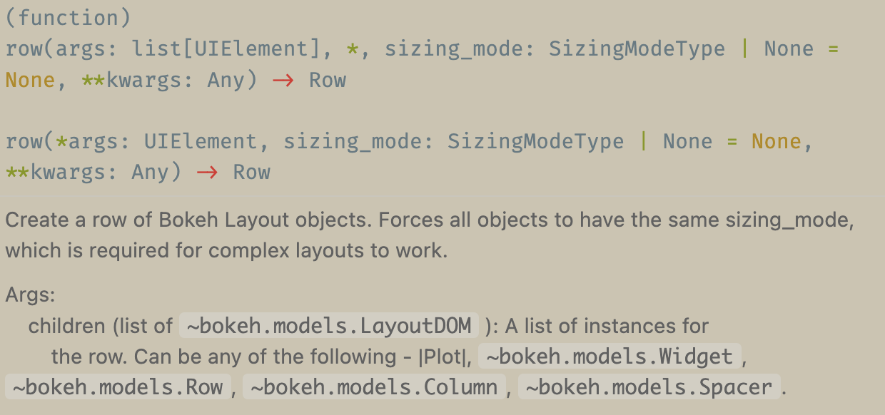 [BUG] TypeError with row and file_html · Issue #13095 · bokeh/bokeh · GitHub
