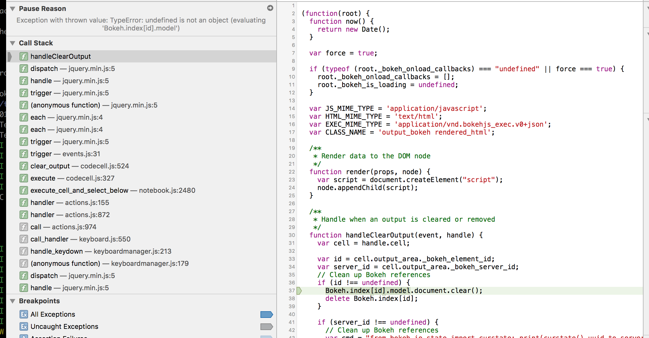 push_notebook regression in 0.12.11 · Issue #7268 · bokeh/bokeh · GitHub