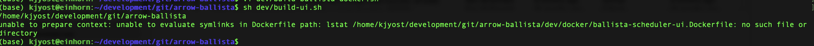 ballista ui fails to build · Issue #594 · apache/datafusion-ballista · GitHub