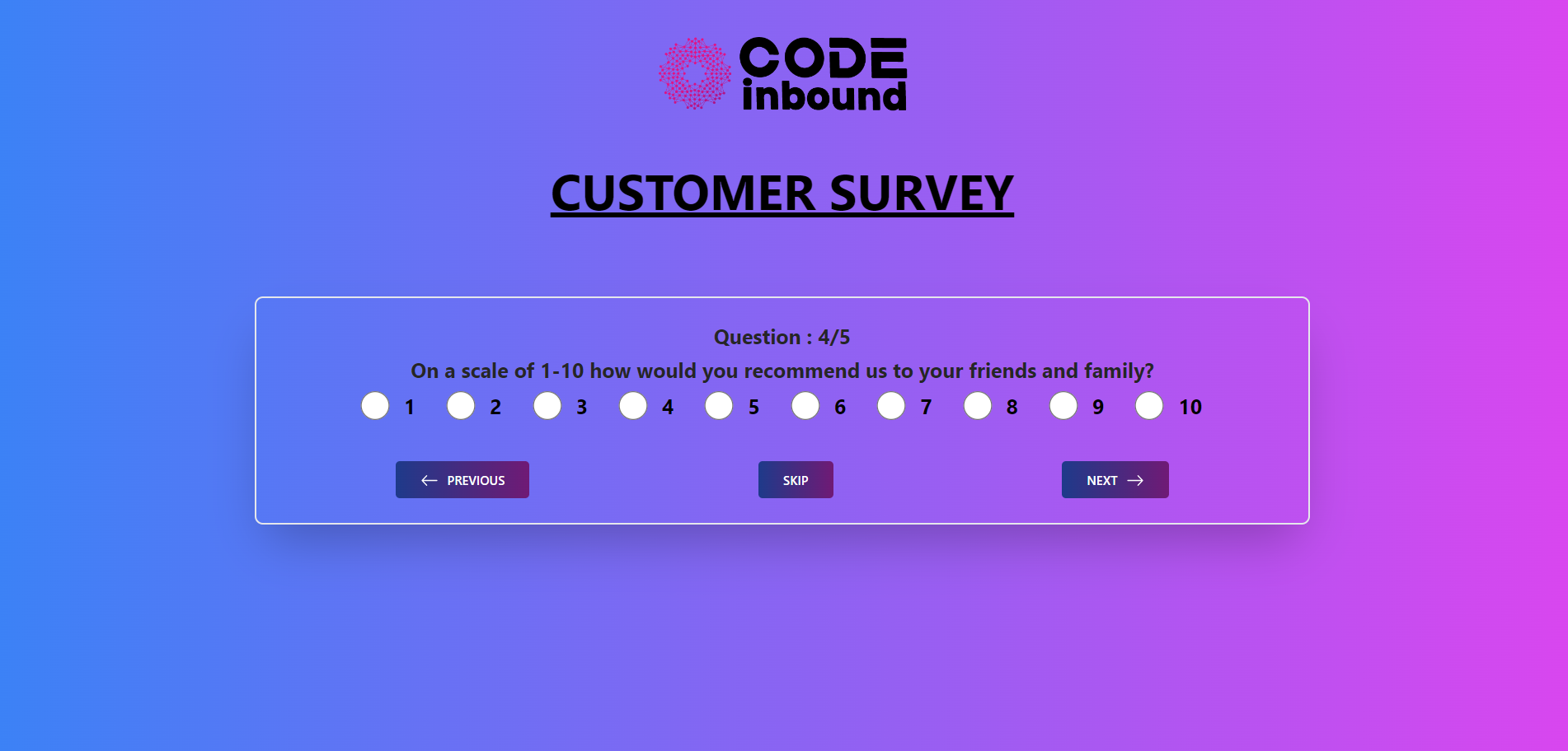GitHub - TheHimanshuDixit/Frontend-SDE-Task: A survey form in react