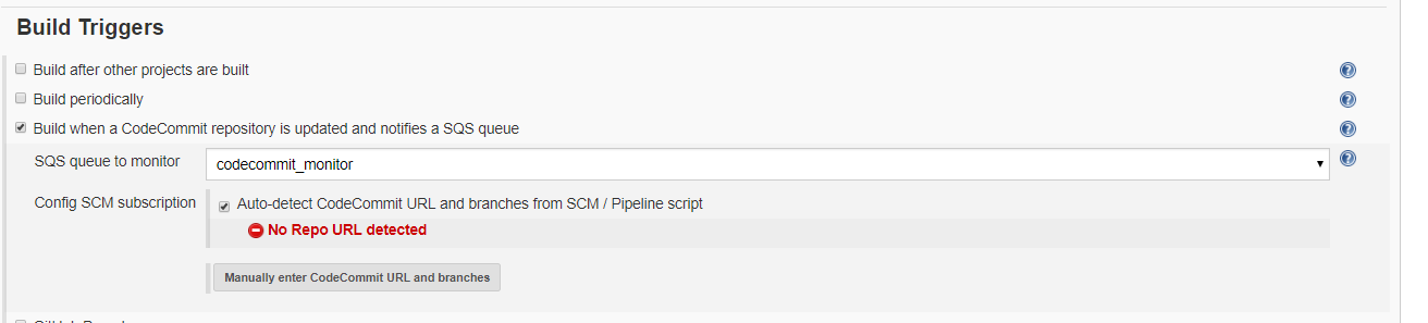 Should Work With Pipeline Jobs · Issue 29 · Riboseinc Aws Codecommit Trigger Plugin · Github