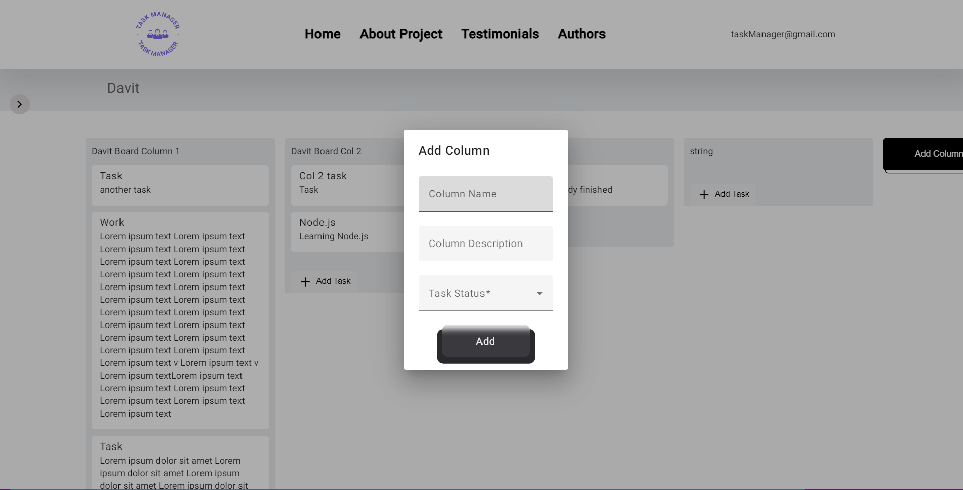 GitHub - davitGarsia/Task-Manager: Follow the readme for project instructions