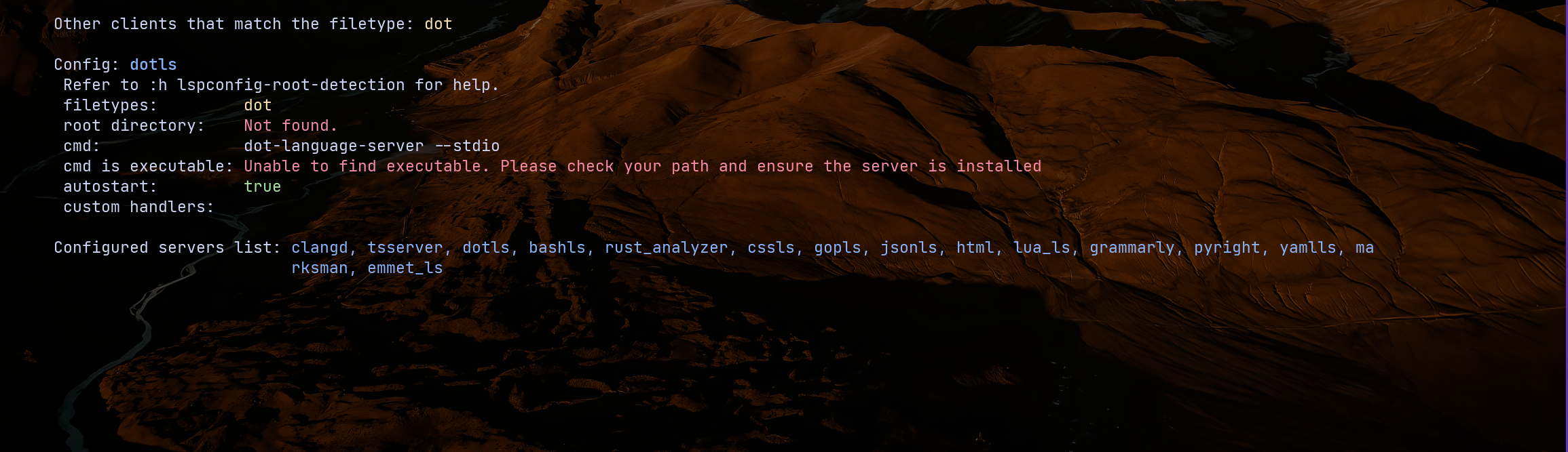 Dot-language-server is not installed in mason path · Issue #1237 ...