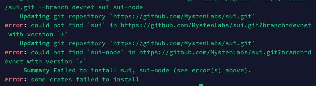 Smart contract deployment error · Issue #8615 · MystenLabs/sui · GitHub