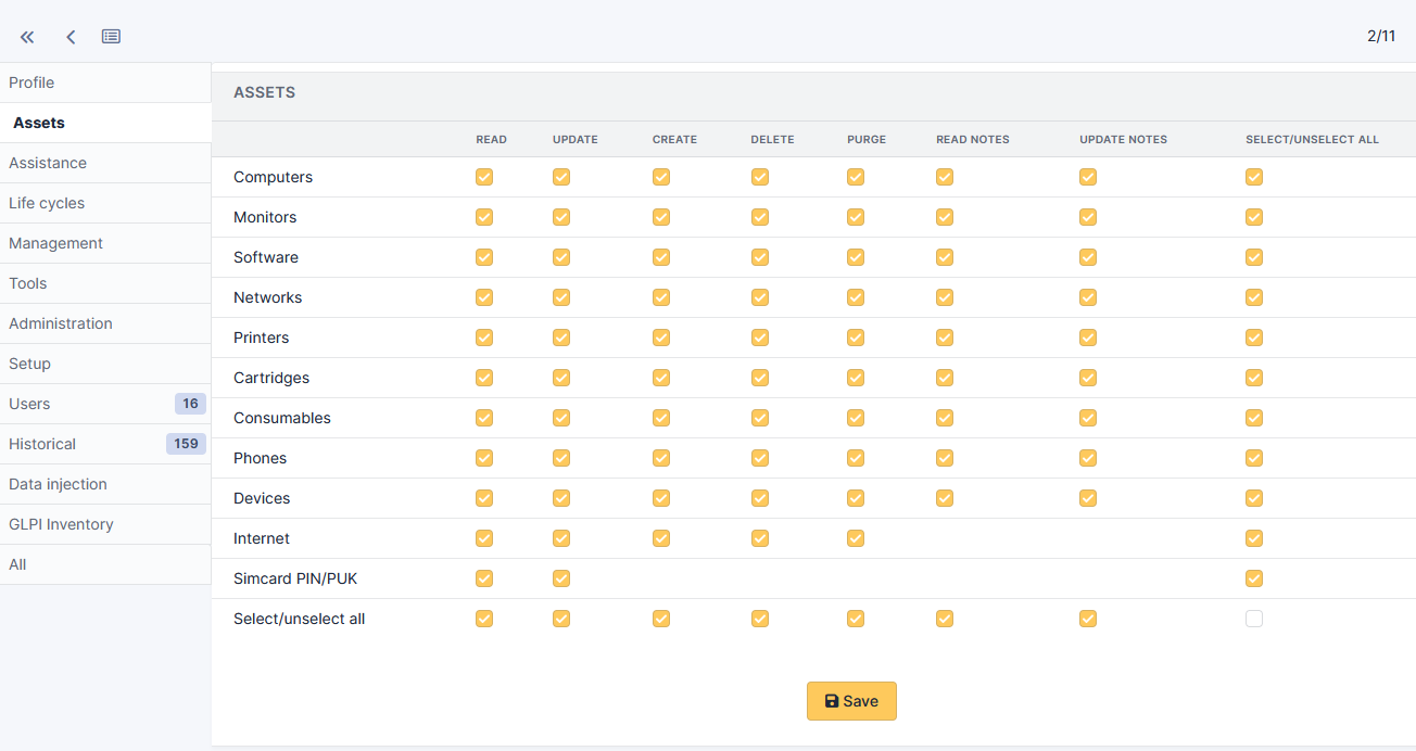 software list not shown for users in certain profile and entity · Issue #12177 · glpi-project ...