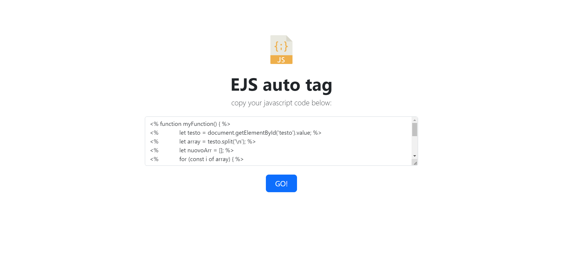 GitHub - DavideFolk/EJS-auto-tag