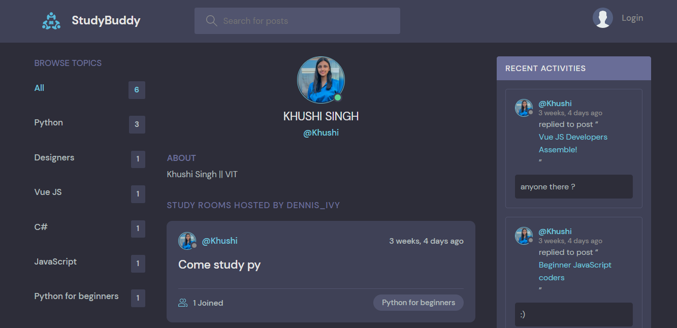 GitHub - mypherhistamine/StudyBuddy