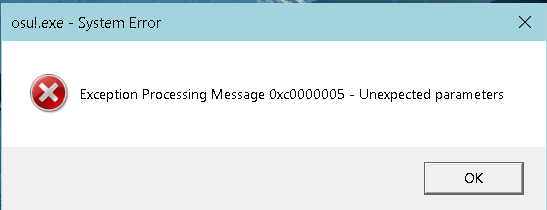 osu!lazer crashed upon exiting and threw unknown exception message · Issue #4502 · ppy/osu · GitHub