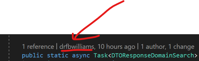 Codelens Showing Incorrect User As Author · Issue 62125 · Dotnet 
