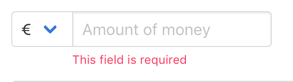 The required error message for a form-field does not align · Issue ...
