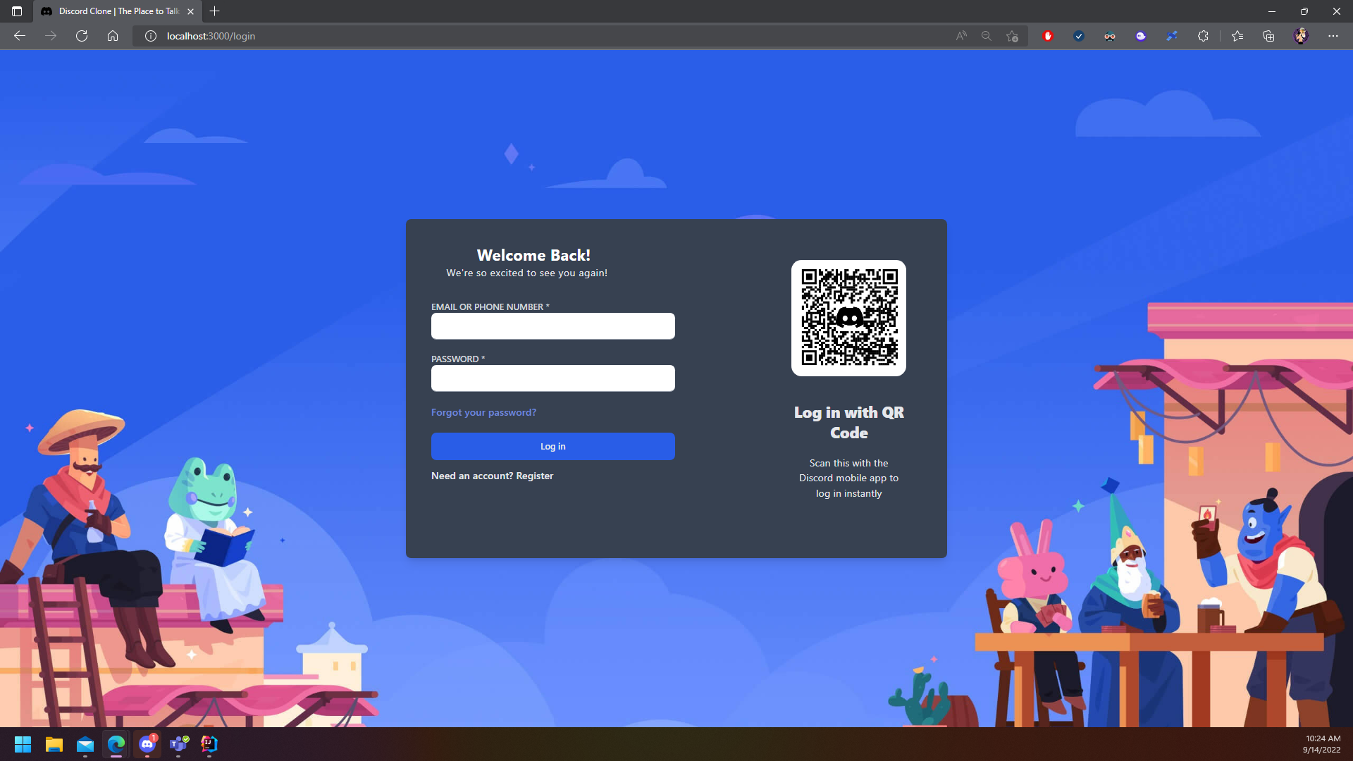 GitHub - johnnal12/discord-clone: discord.... *wait for it** clone
