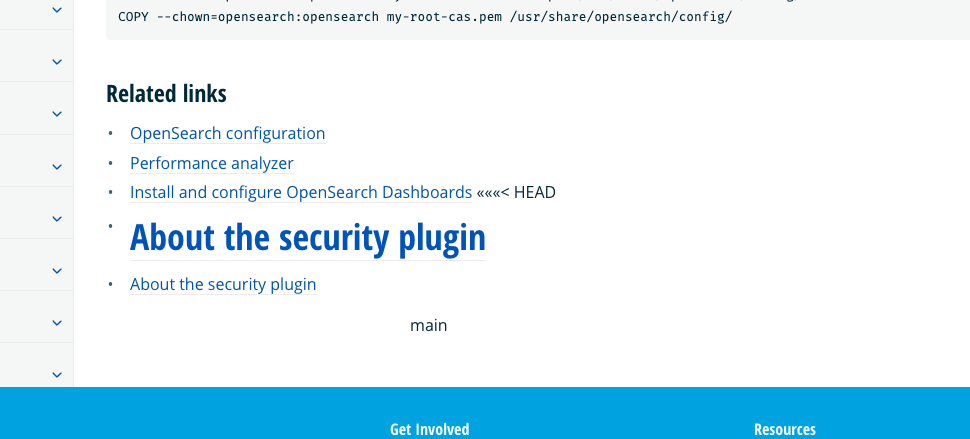 Doc Fix Backporting Issues From Pr 2212 · Issue 2578 · Opensearch Projectdocumentation 