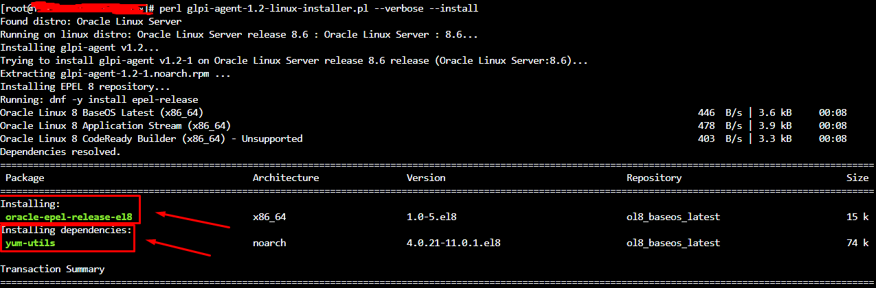 Error on instalation glpi-agent on Oracle Linux 8 · Issue #151 · glpi ...