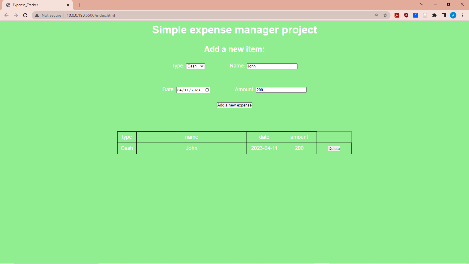GitHub - Ahmad-ayoub/Expense_Tracker