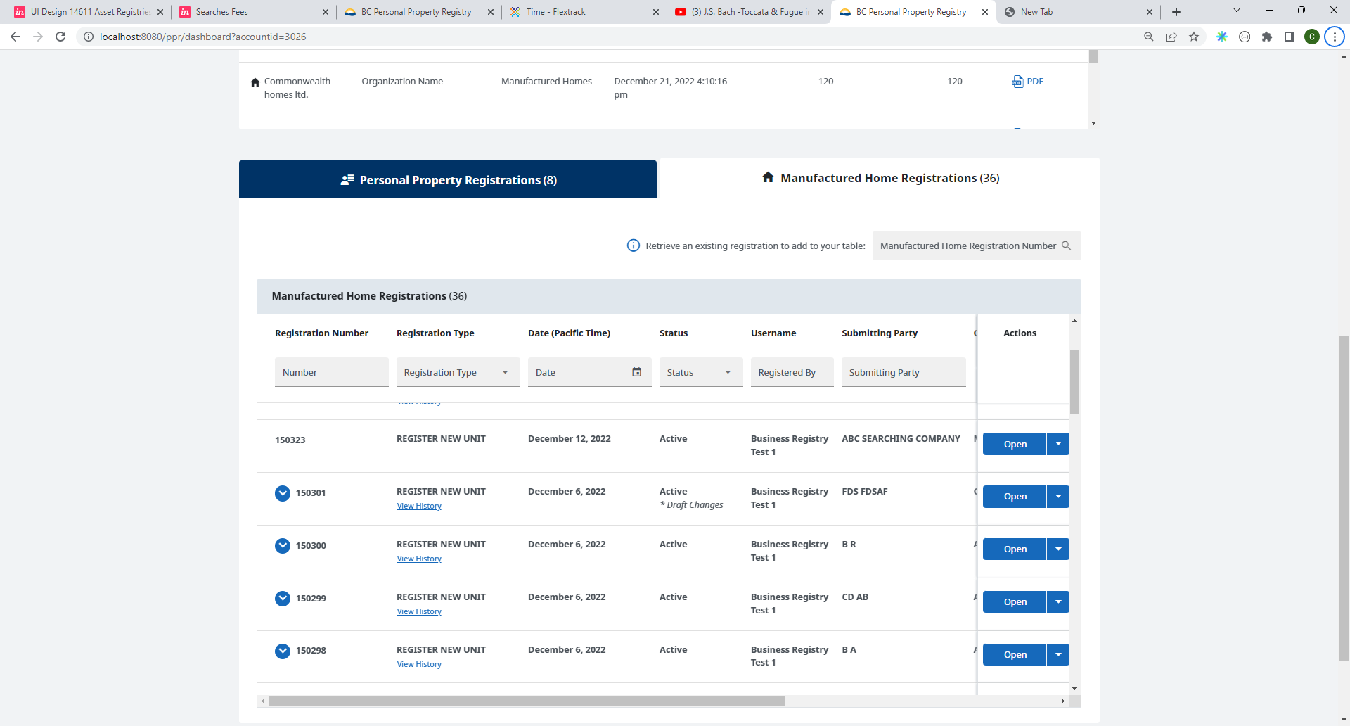 14329-14334 add view filter options by ChasBoucher · Pull Request #1119 · bcgov/ppr · GitHub