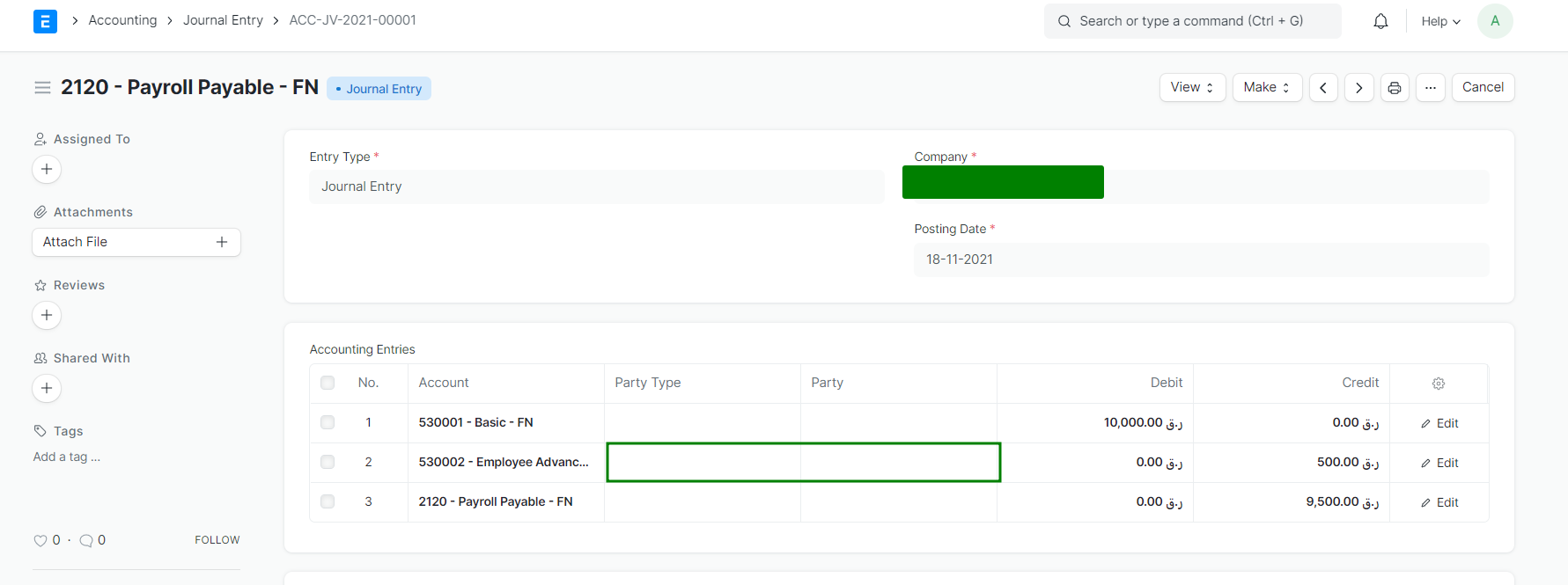 Employee is not selecting for Employee Advance deduction ledger in ...