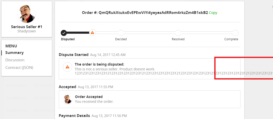 Missing line break on Order Details · Issue #661 · OpenBazaar/openbazaar-desktop · GitHub