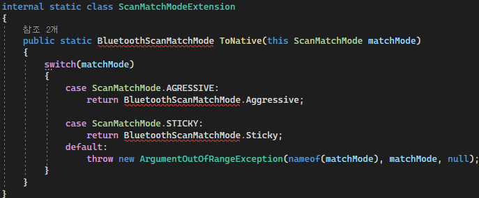 What Is Bluetoothscanmatchmode · Issue 613 · Dotnet Bluetooth Le